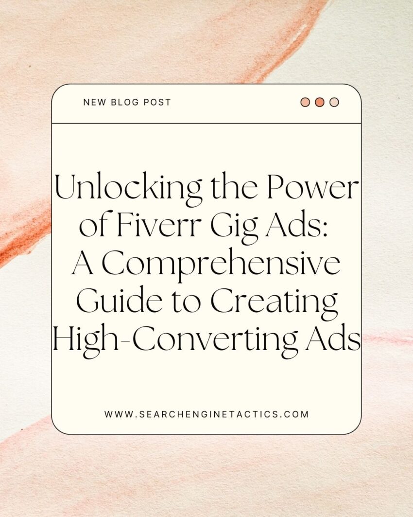 Fiverr Gig Ads : Boost Your Sales with Compelling Ads